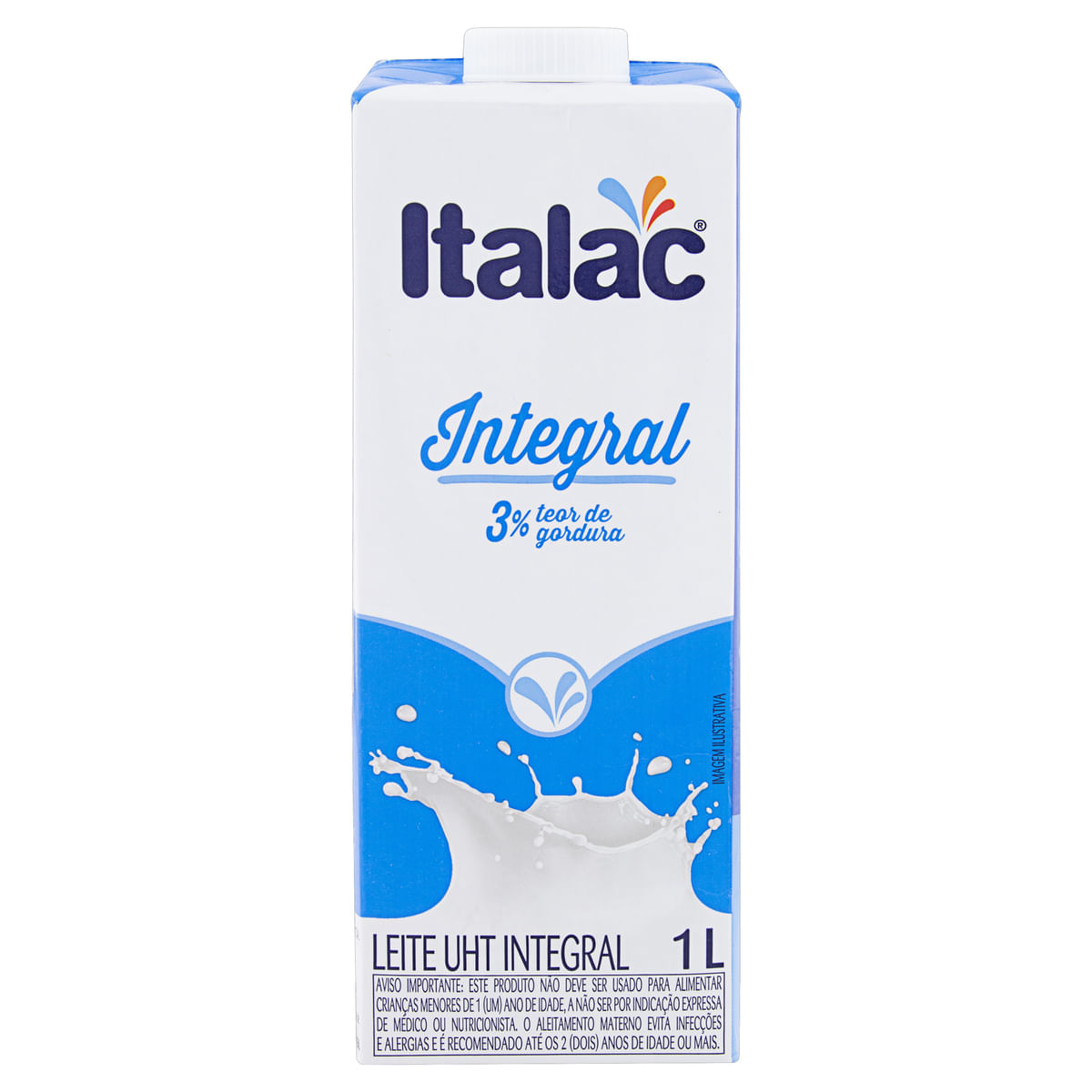 Leite Integral Italac Caixa 1l