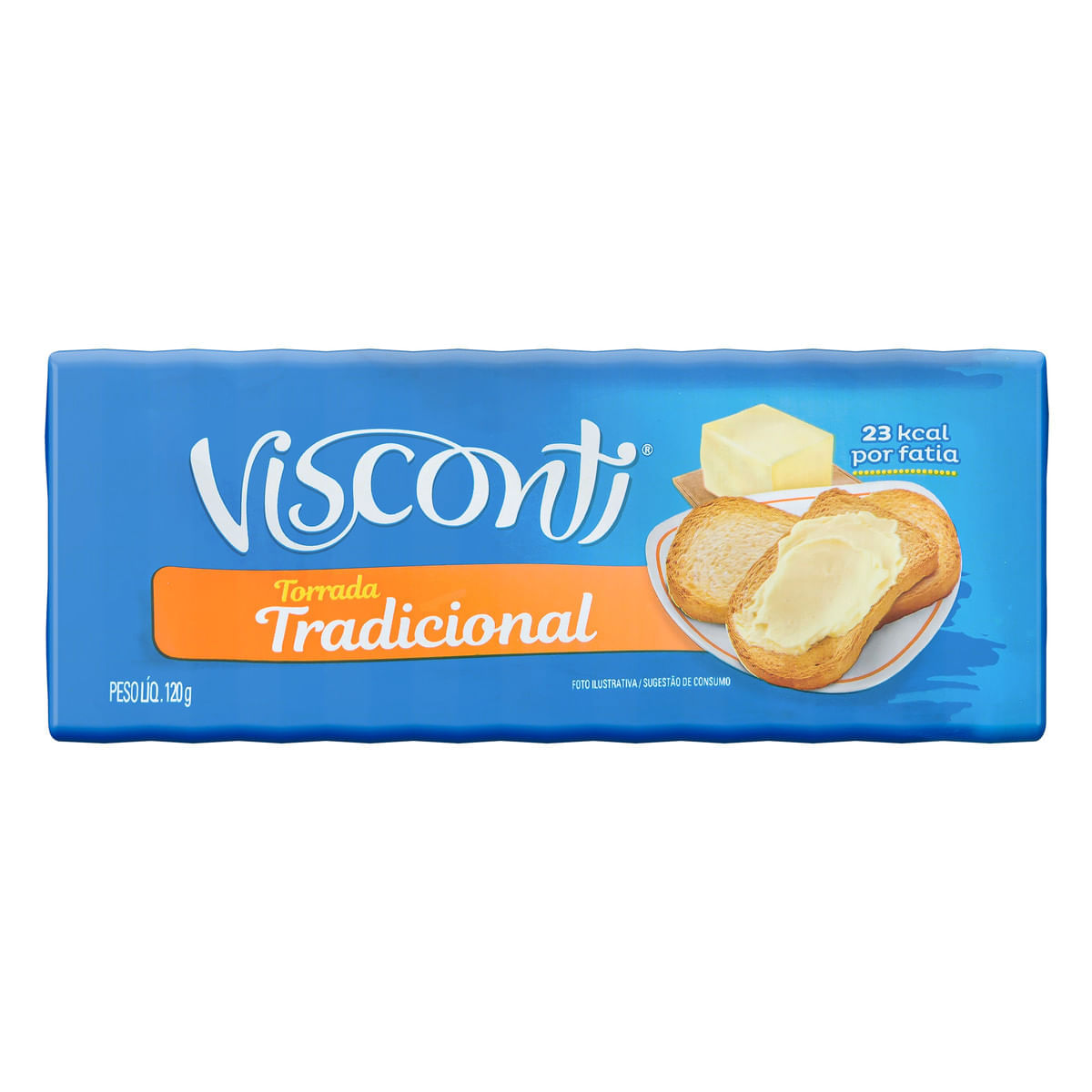 Torrada Tradicional Visconti Pacote 120g