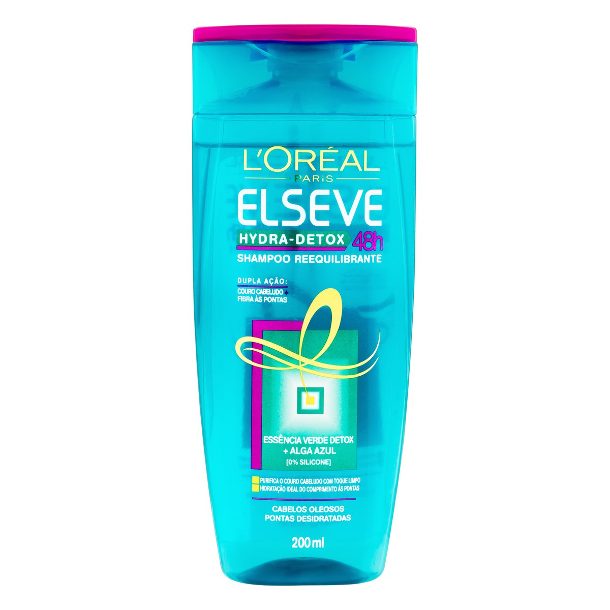 Shampoo Elseve Hydra-Detox L'oréal Paris Frasco 200ml
