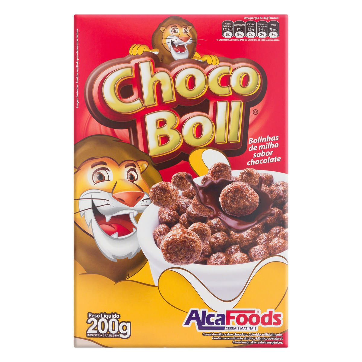 Cereal Matinal Chocolate Choco Boll Caixa 200g