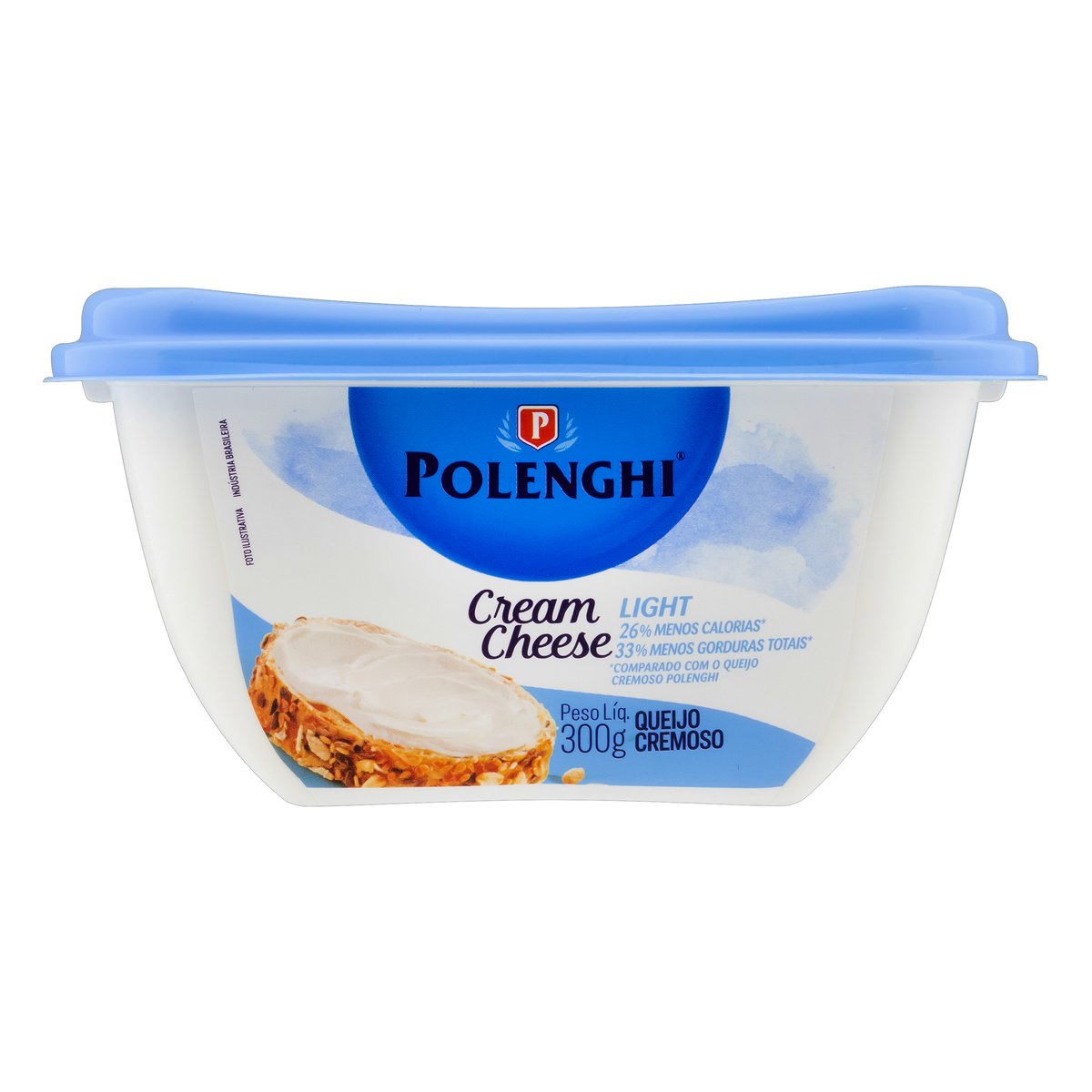 Queijo Cream Cheese Light Polenghi Pote 300g