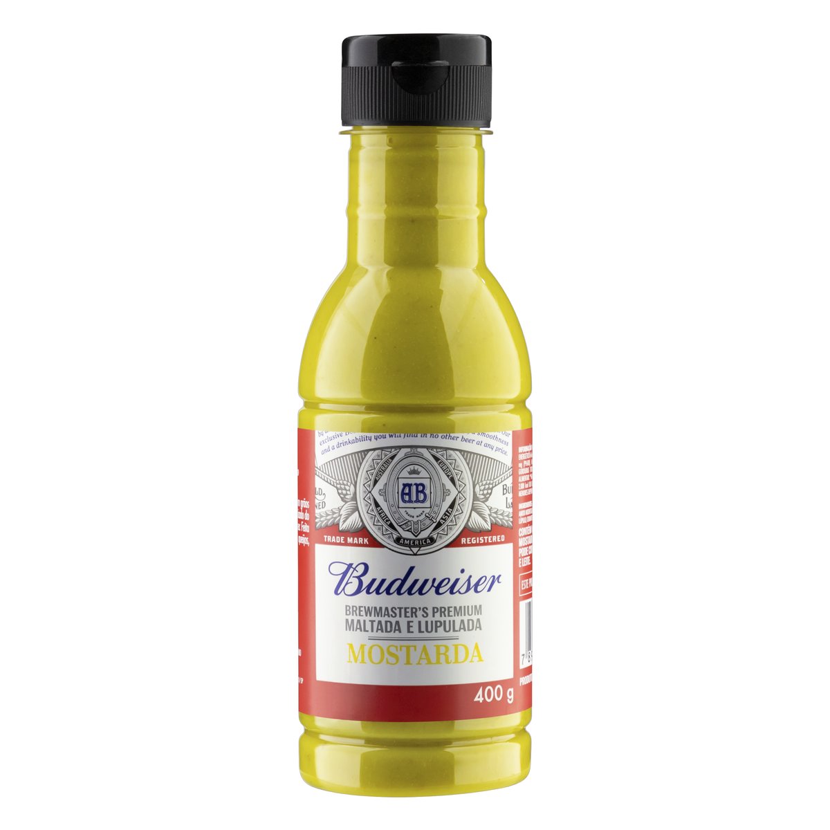 Mostarda Amarela Budweiser Squeeze 400g