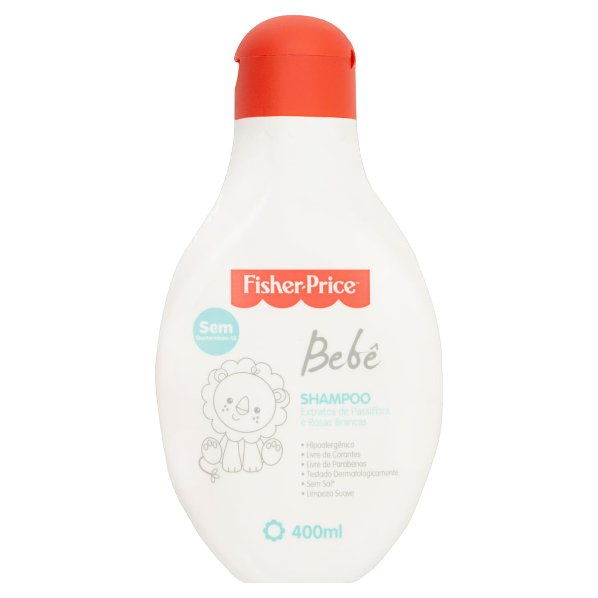Shampoo Infantil Bebê Fisher Price Frasco 400ml