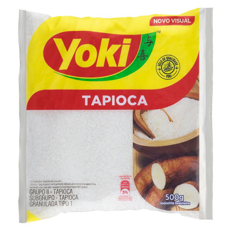 Goma de Mandioca Tapioca Hidratada Yoki Pacote 500g