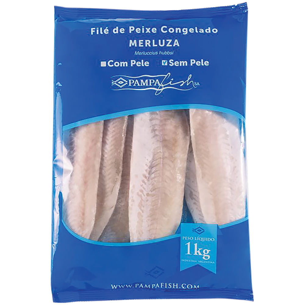 Filé de Abadejo Congelado Pampa Fish Pacote 500g
