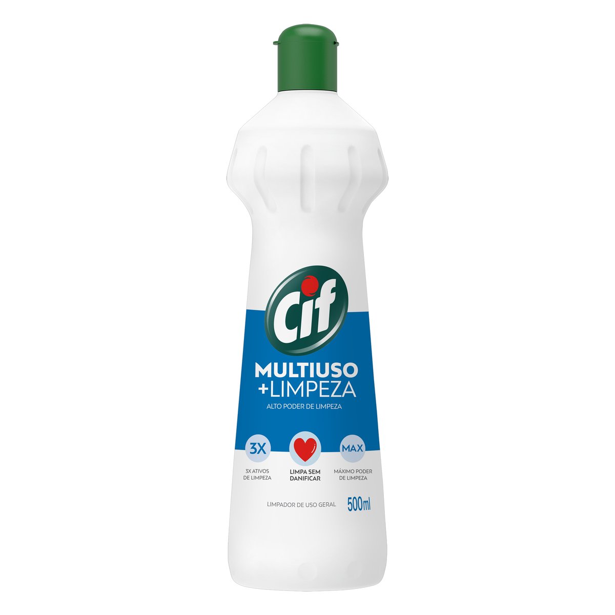 Limpador Multiuso Cif +Limpeza Frasco 500ml