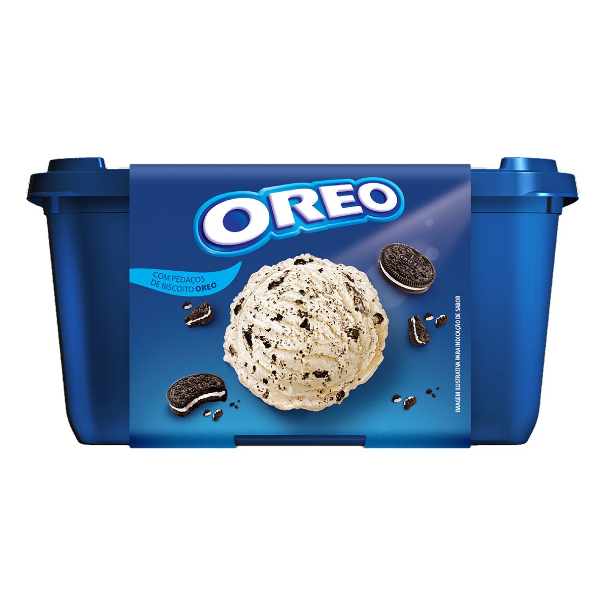 Sorvete Sorvete Cremoso Bolacha Oreo Pote 1l