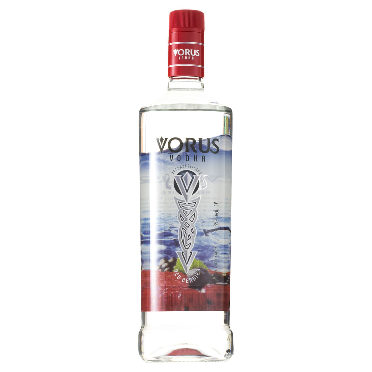Vodka Tetra Red Berries Vorus 1l