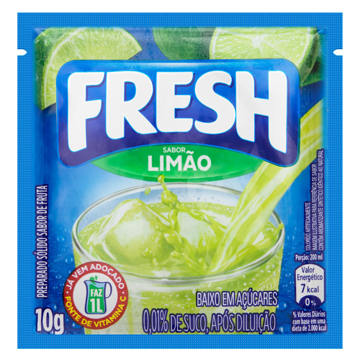 Refresco em Pó Limão Fresh Pacote 10g