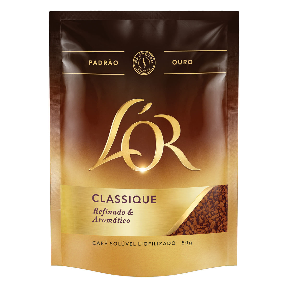 Café Solúvel Liofilizado Classique L'or Sachê 50g