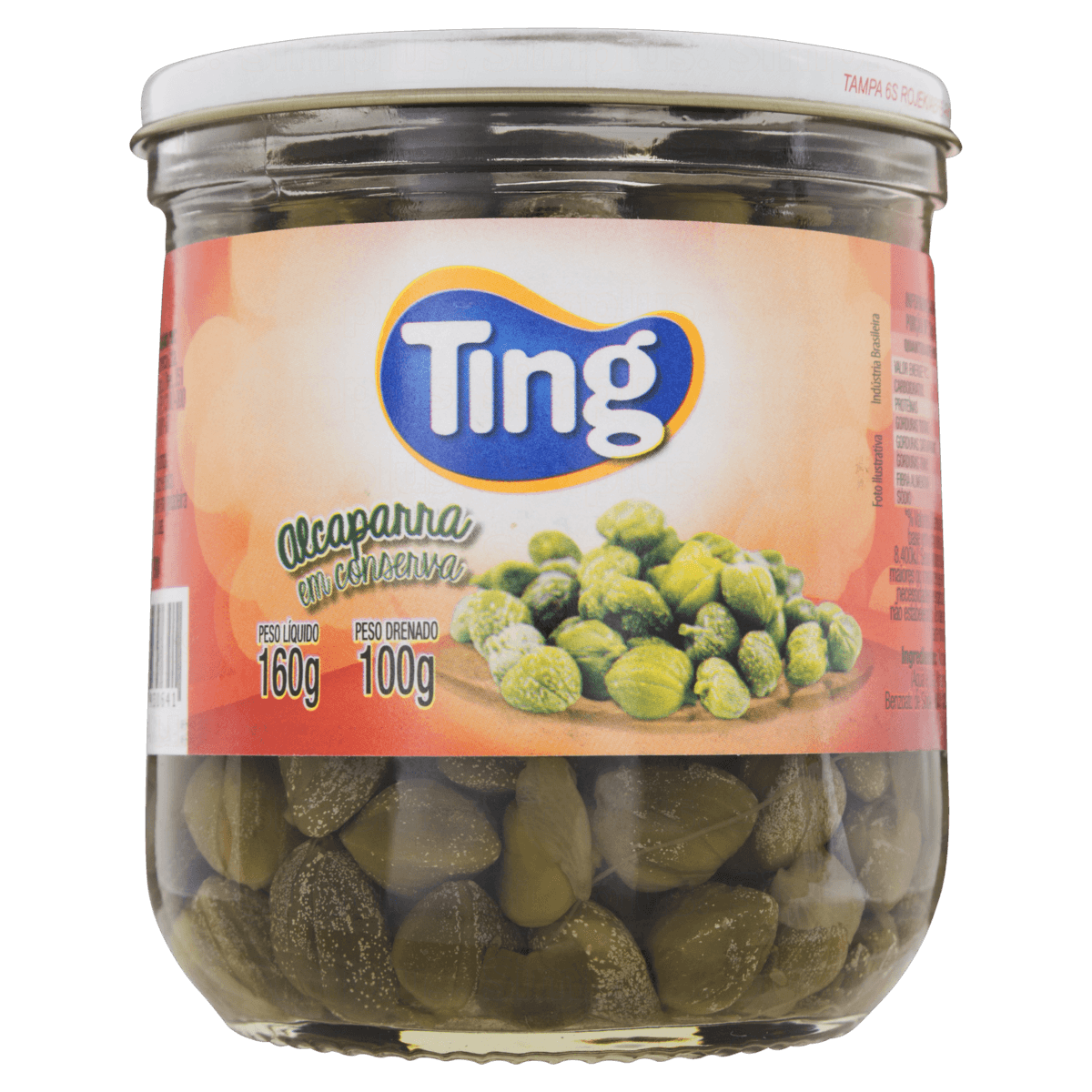 Alcaparra em Conserva Ting Vidro 100g