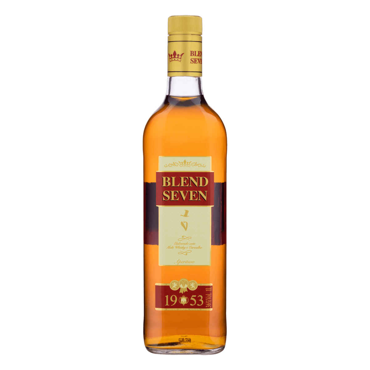 Aperitivo Malt Whisky e Carvalho Blend Seven Garrafa 1l