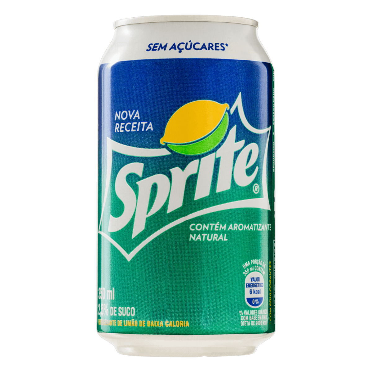 Refrigerante Limão sem Açúcares Sprite Lata 350ml