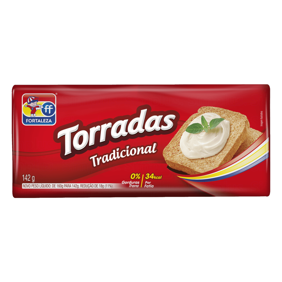 Torrada Tradicional Fortaleza Pacote 142g