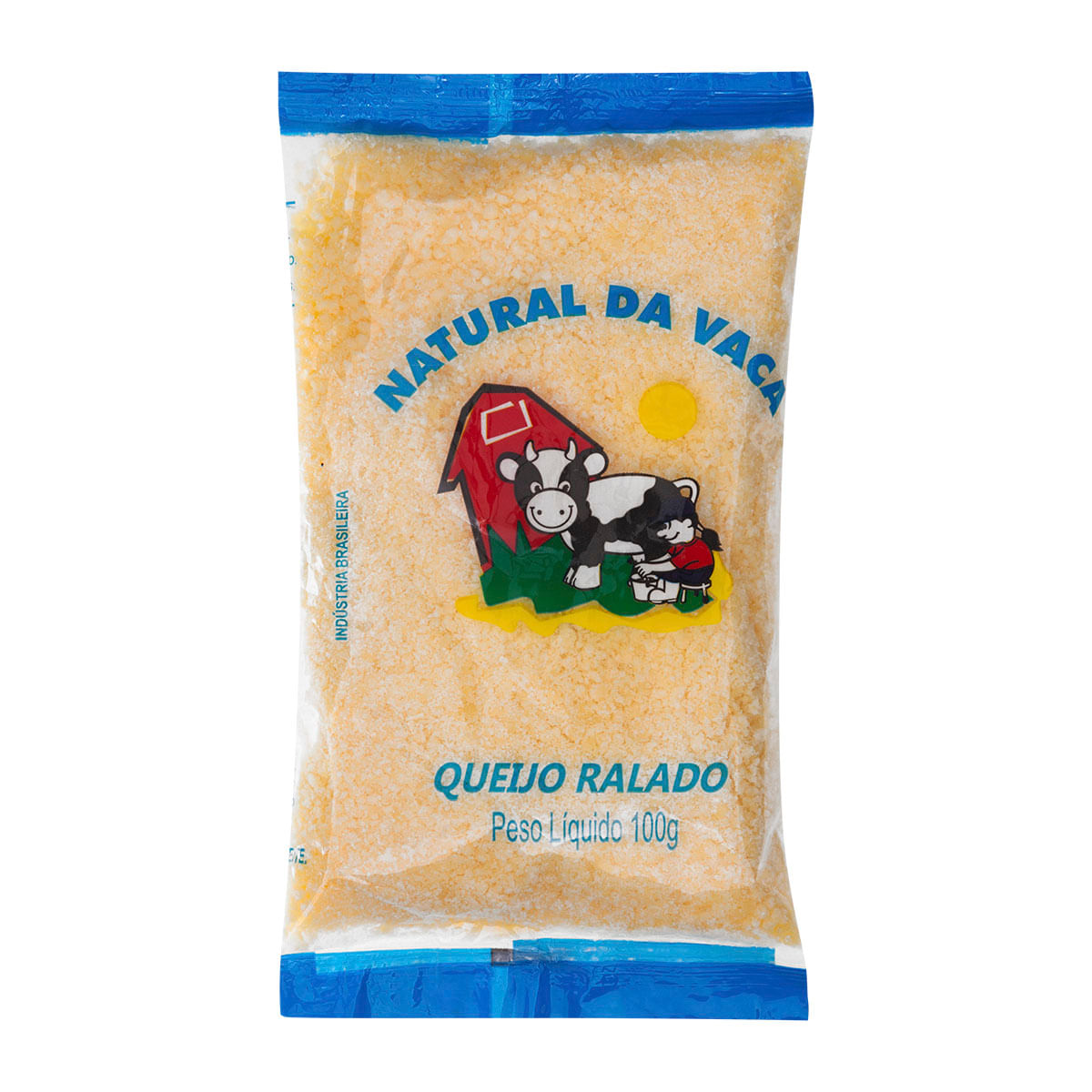 Queijo Ralado Natural da Vaca Pacote 100g