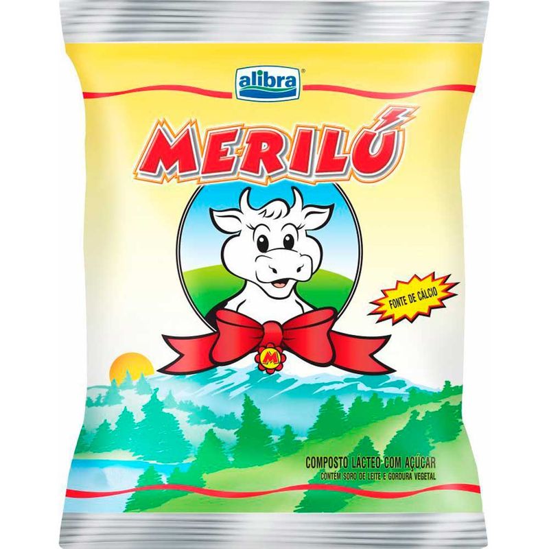 Composto Lácteo em Pó com Açúcar Merilú Alibra Pacote 200g