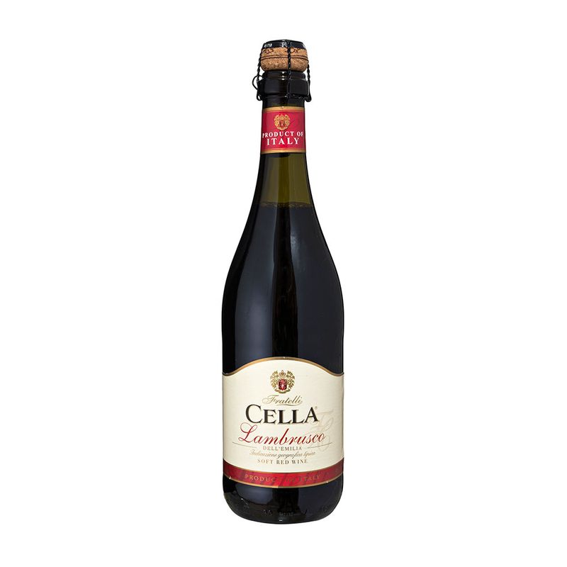Vinho Tinto Italiano Soft Red Wine Lambrusco Dell'Emilia Fratelli Cella ...