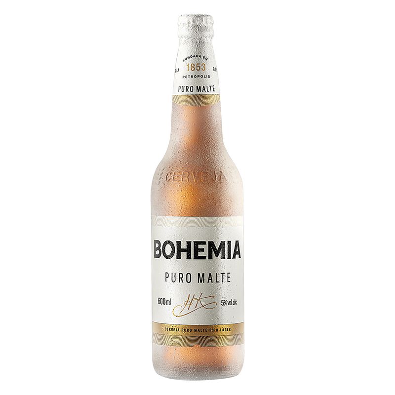 Cerveja Lager Puro Malte Bohemia Garrafa 600ml