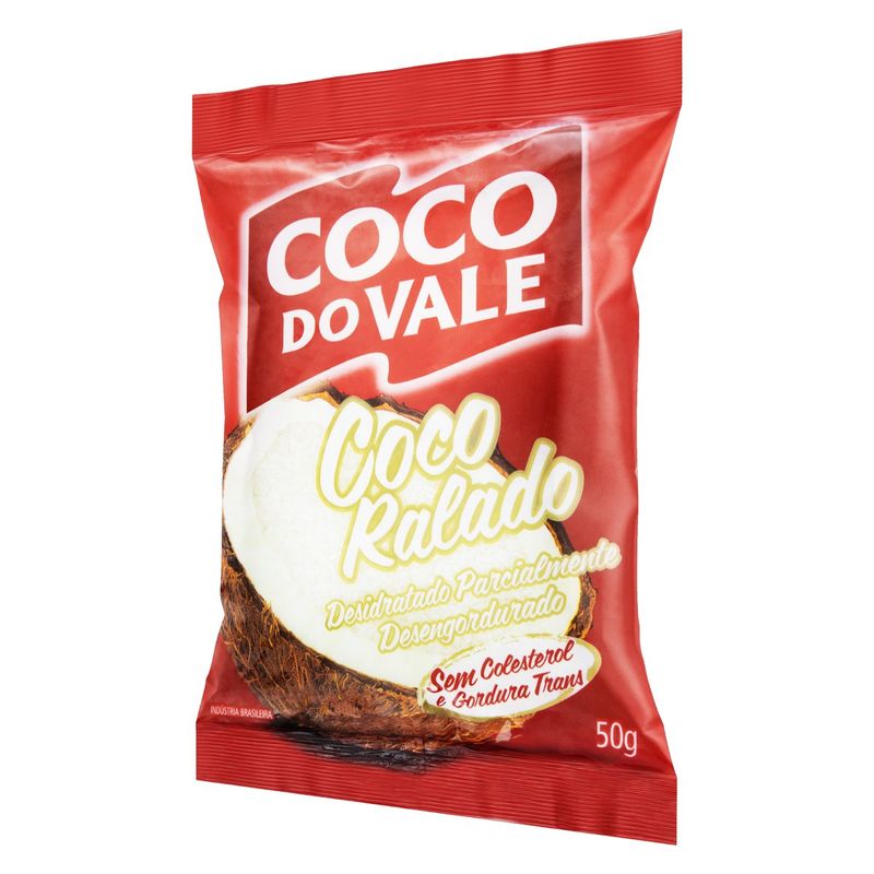 Coco Ralado Desidratado Coco do Vale Pacote 50g