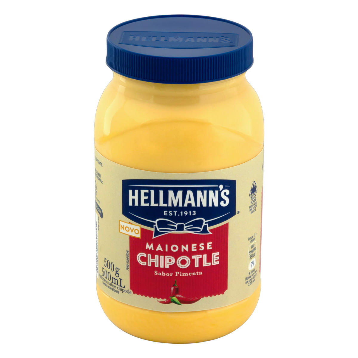 Maionese Chipotle Hellmann's Pote 500g