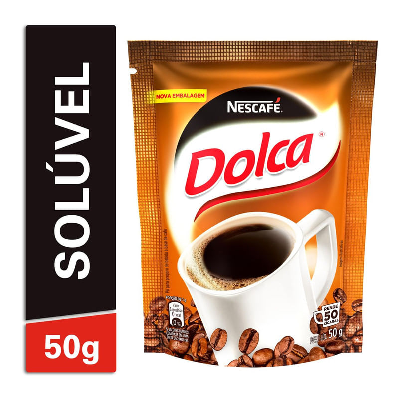 Café Solúvel Dolca Nescafé Sachê 50g