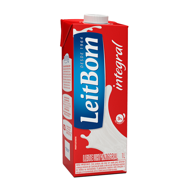 Leite Integral Leitbom Caixa 1l