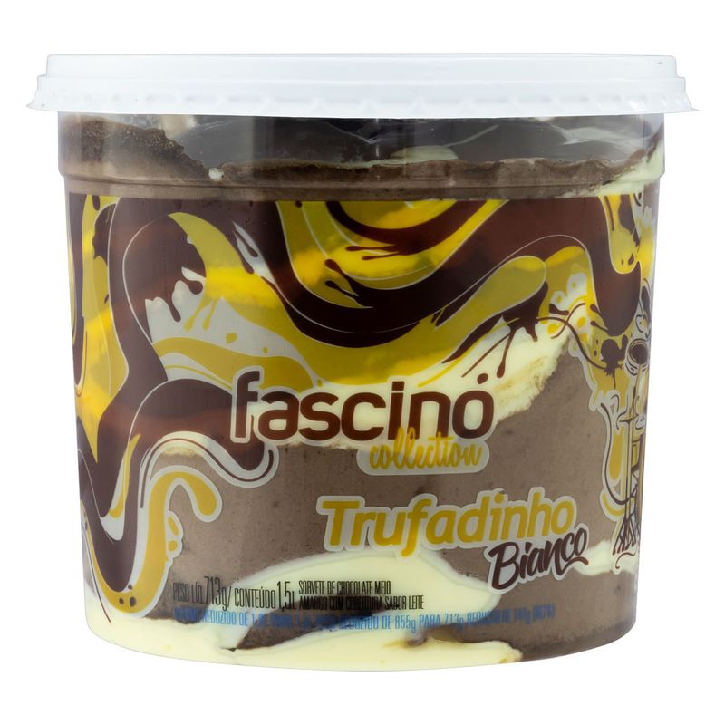 Sorvete Trufadinho Bianco Fascino Collection Jundiá Pote 1,5l Sorvete Trufadinho Bianco Fascino Collection Jundiá Pote 1,5l