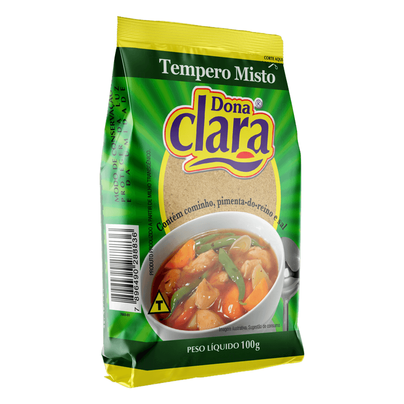 Tempero Misto Dona Clara Pacote 100g