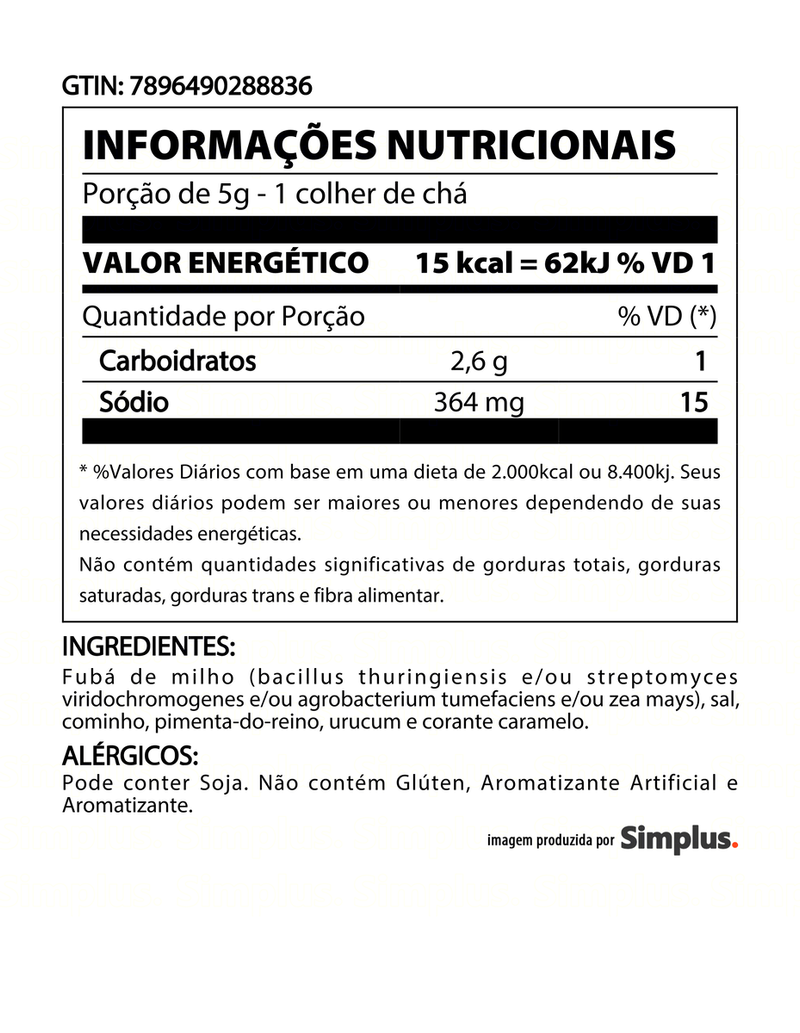 Tempero Misto Dona Clara Pacote 100g