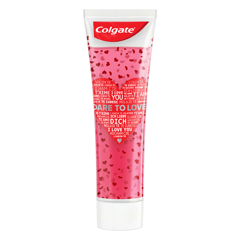Pack Creme Dental Sweet Mint Colgate Dare To Love Caixa 2 Unidades 130g ...