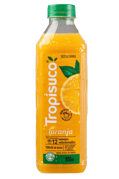 Suco de Laranja 100% Natural Tropisuco Garrafa 900ml