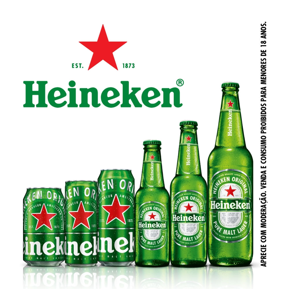 Cerveja Lager Heineken Long Neck 330ml