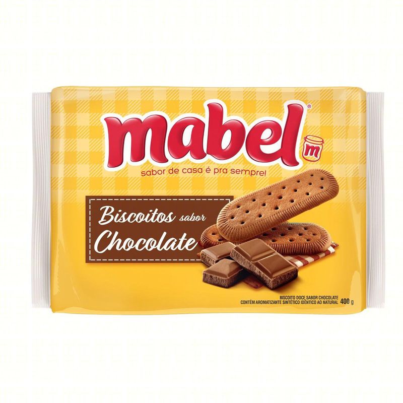 Biscoito Chocolate Mabel Pacote 400g
