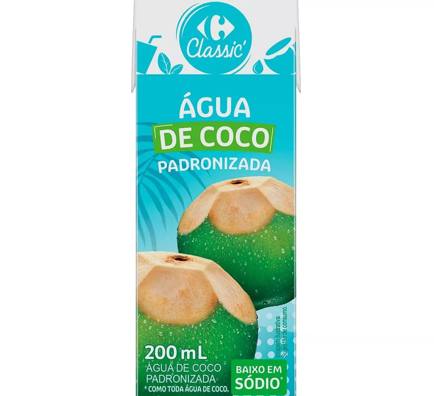 Água de Coco Carrefour Caixa 200ml