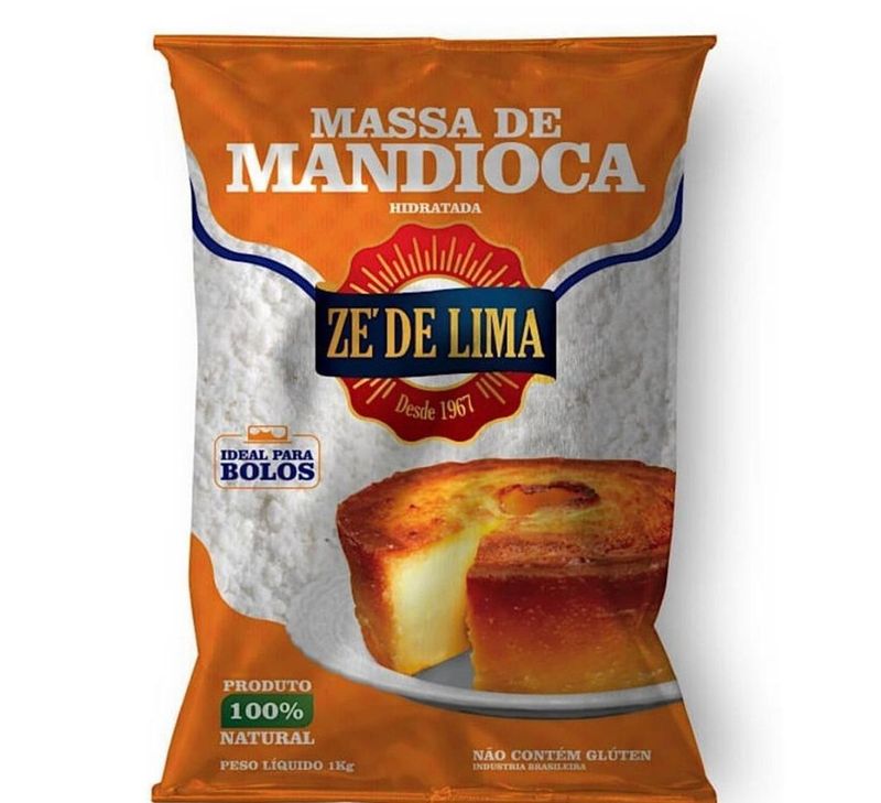Massa de Mandioca Zé de Lima Pacote 1kg