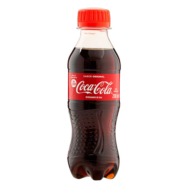Refrigerante Coca Cola Mini Garrafa 200ml